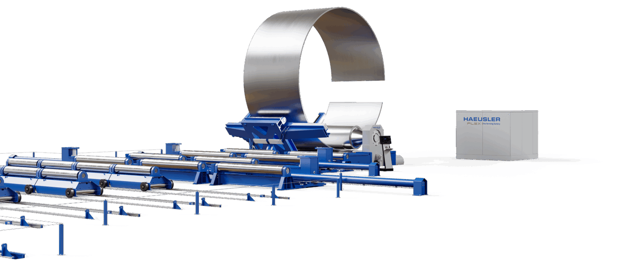 FLEX bending machine | 3-roll bending machine | HAEUSLER AG